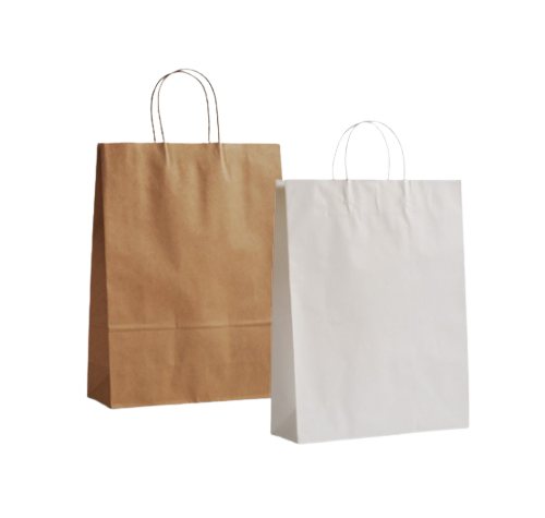 Paper Carry Bags, Brown Paper Bags with Handles :: Online Paper Bags